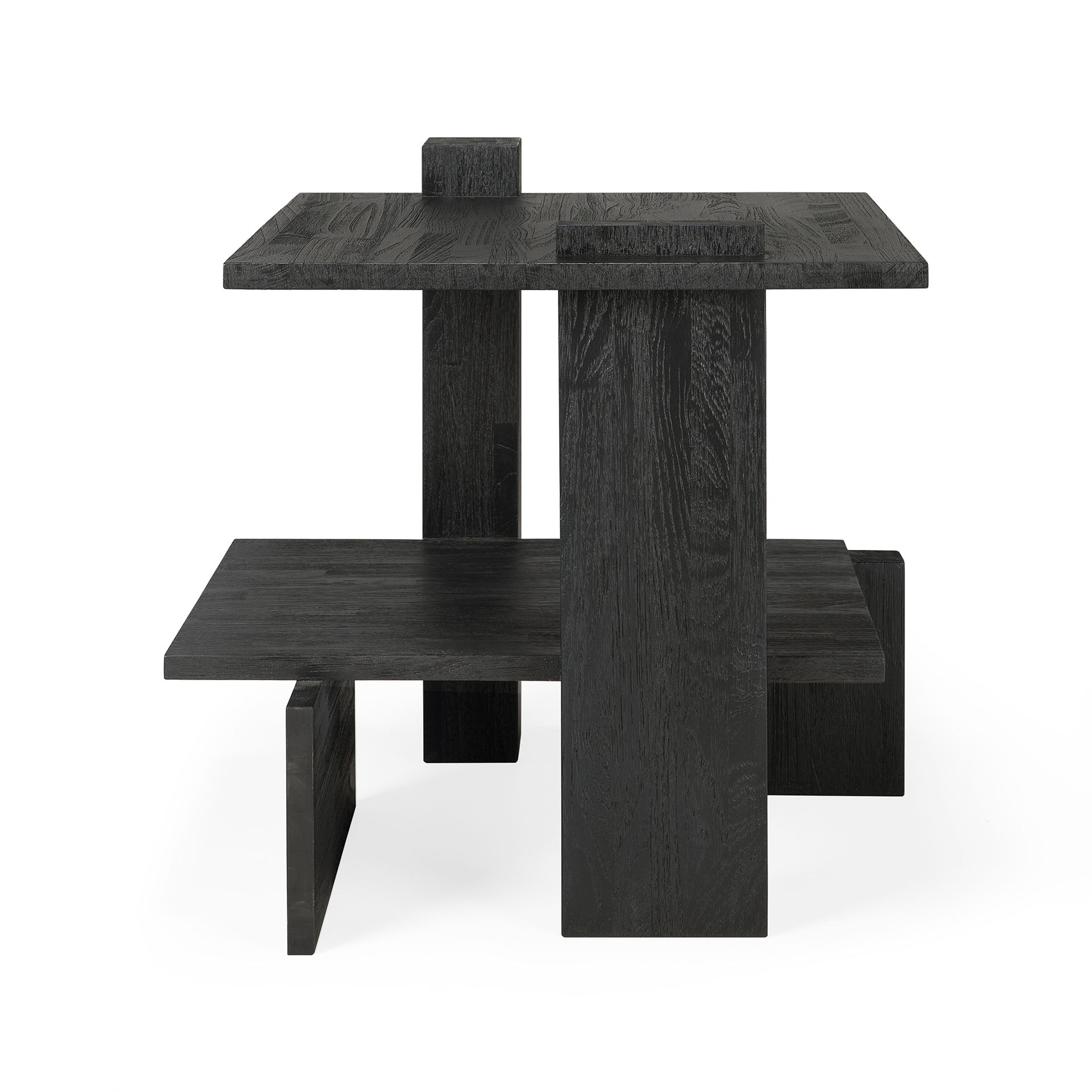 Home › Teak Abstract Side Table